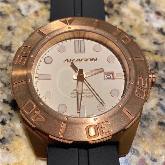 Aragon | Accessories | Aragon Hercules Marine Bronze Automatic Dive ...